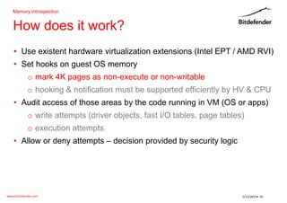Zero footprint guest memory introspection from xen | PPTX
