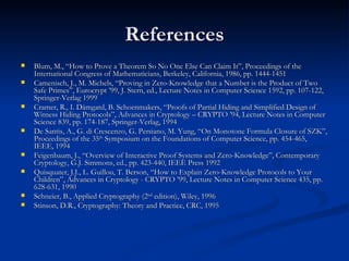 Zero knowledge proofsii | PPT