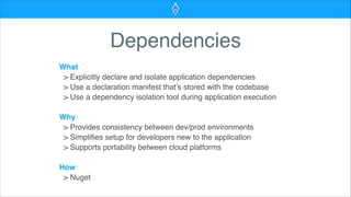 The 12 Factors for Building Cloud-Native Software | PPT