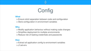The 12 Factors for Building Cloud-Native Software | PPT