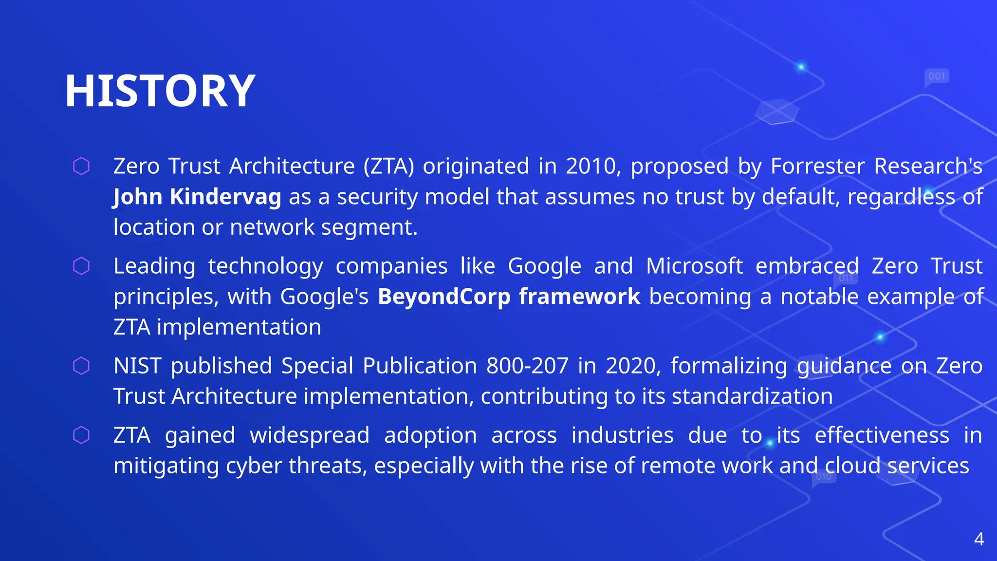 ZERO-TRUST ARCHITECHTURE IN CYBER SECURITY | PPTX