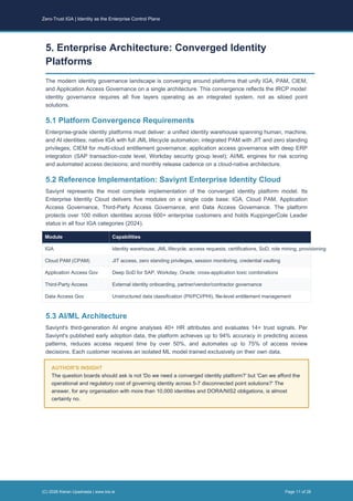 Zero-Trust Identity Governance and Administration (IGA) Architecting ...