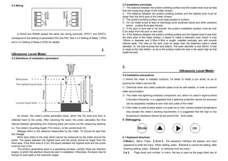 ZERO100L ultrasonic level meter manual. four lines | PPT