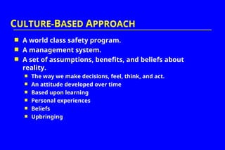 Zero Accident Culture in Workplace Health, Safety and Environment | PPT