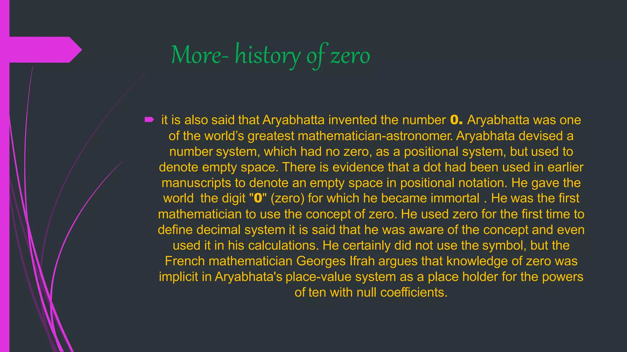 History of Zero | PPTX