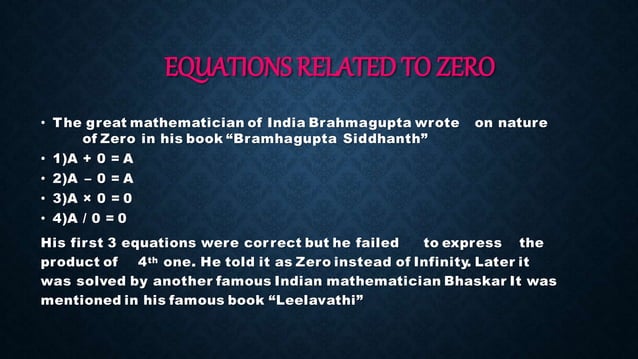 History of Zero | PPTX