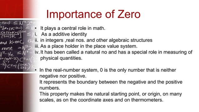Zero Importance for class 9 | PPTX