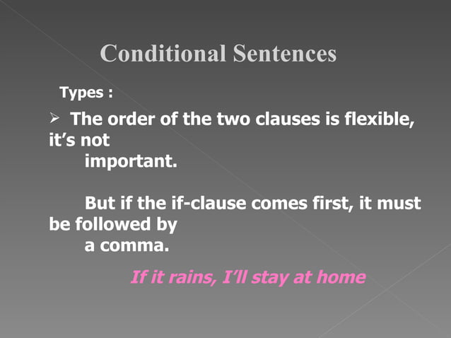 Zero And First Conditionals | PPT