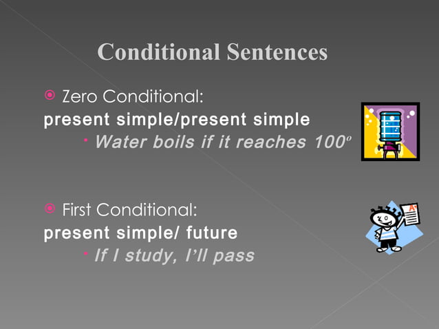 Zero And First Conditionals | PPT