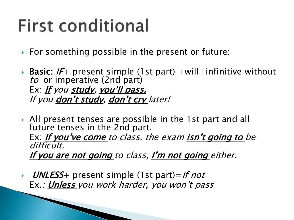 Zero And First Conditionals And Future Time Clauses