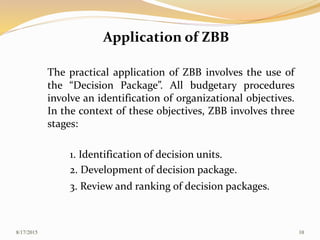 Zerobasebudgeting | PPT
