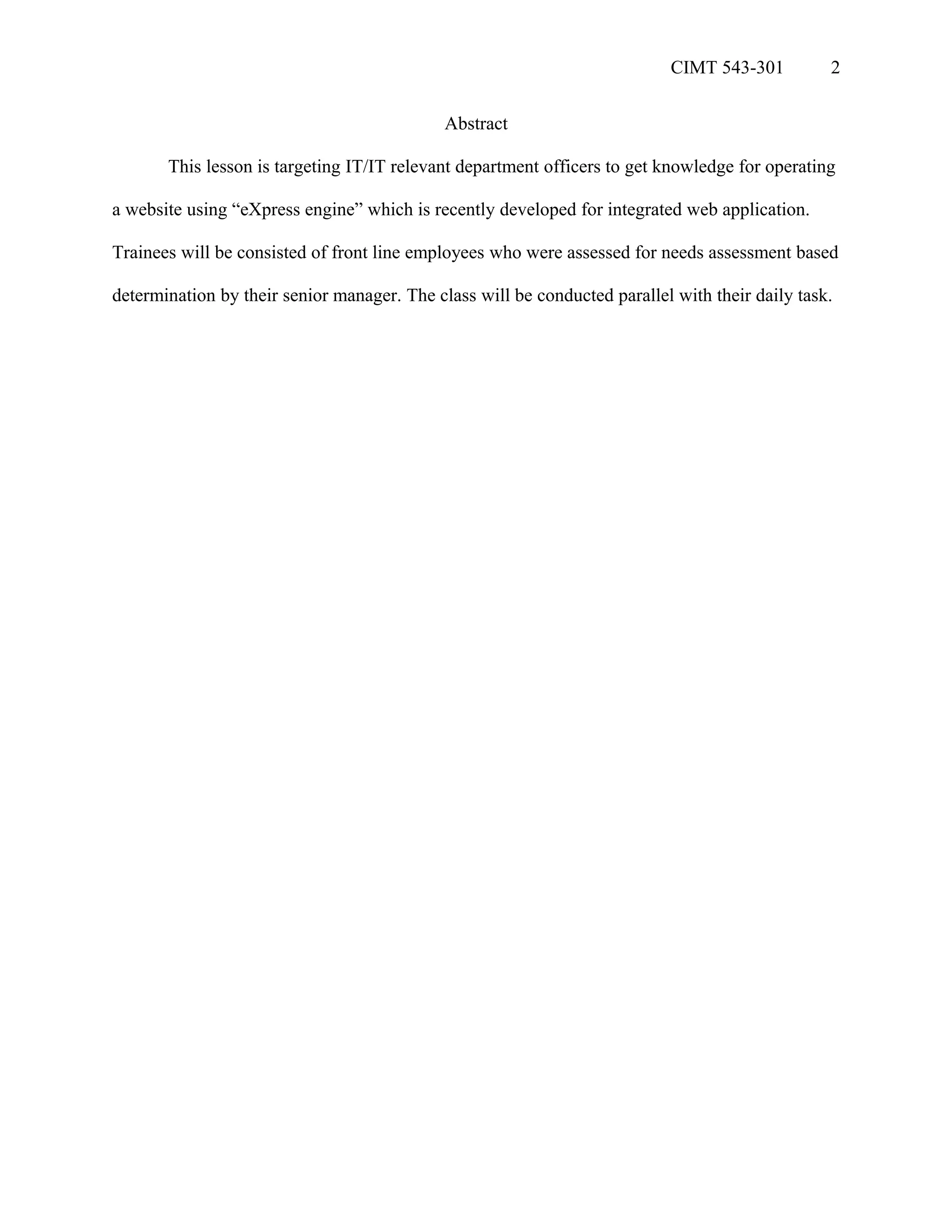 Zeroboard training assure | DOC