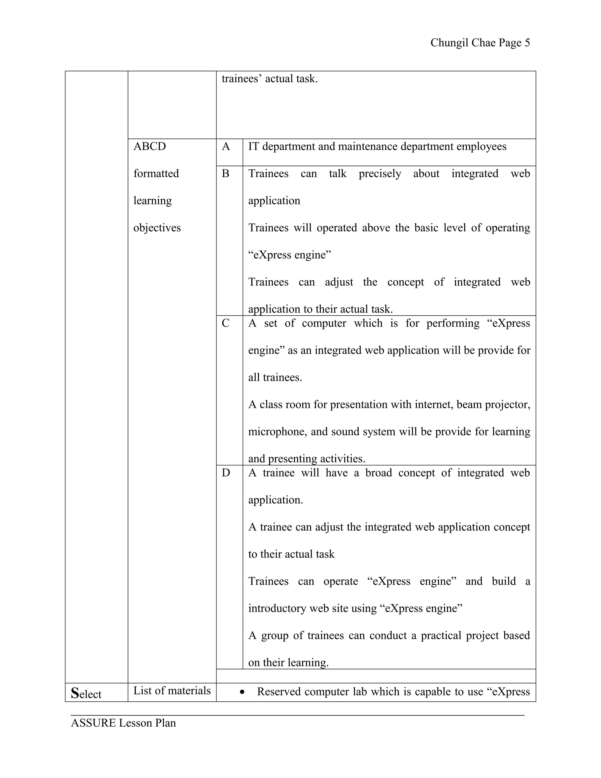 Zeroboard training assure | DOC