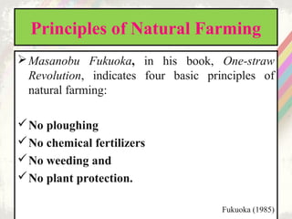 Zero budget farming in vegetable production | PPT