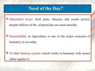Zero budget farming in vegetable production | PPT