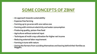 Zero budget natural farming | PPTX