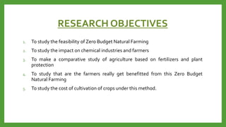 Zero budget natural farming | PPTX