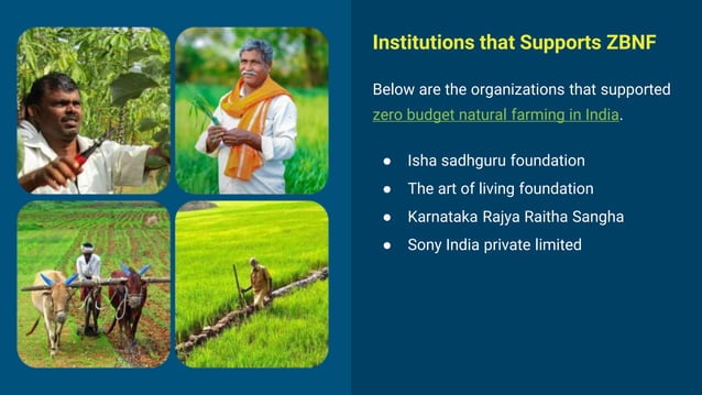Zero Budget Natural Farming | PPTX | Agriculture | Industries