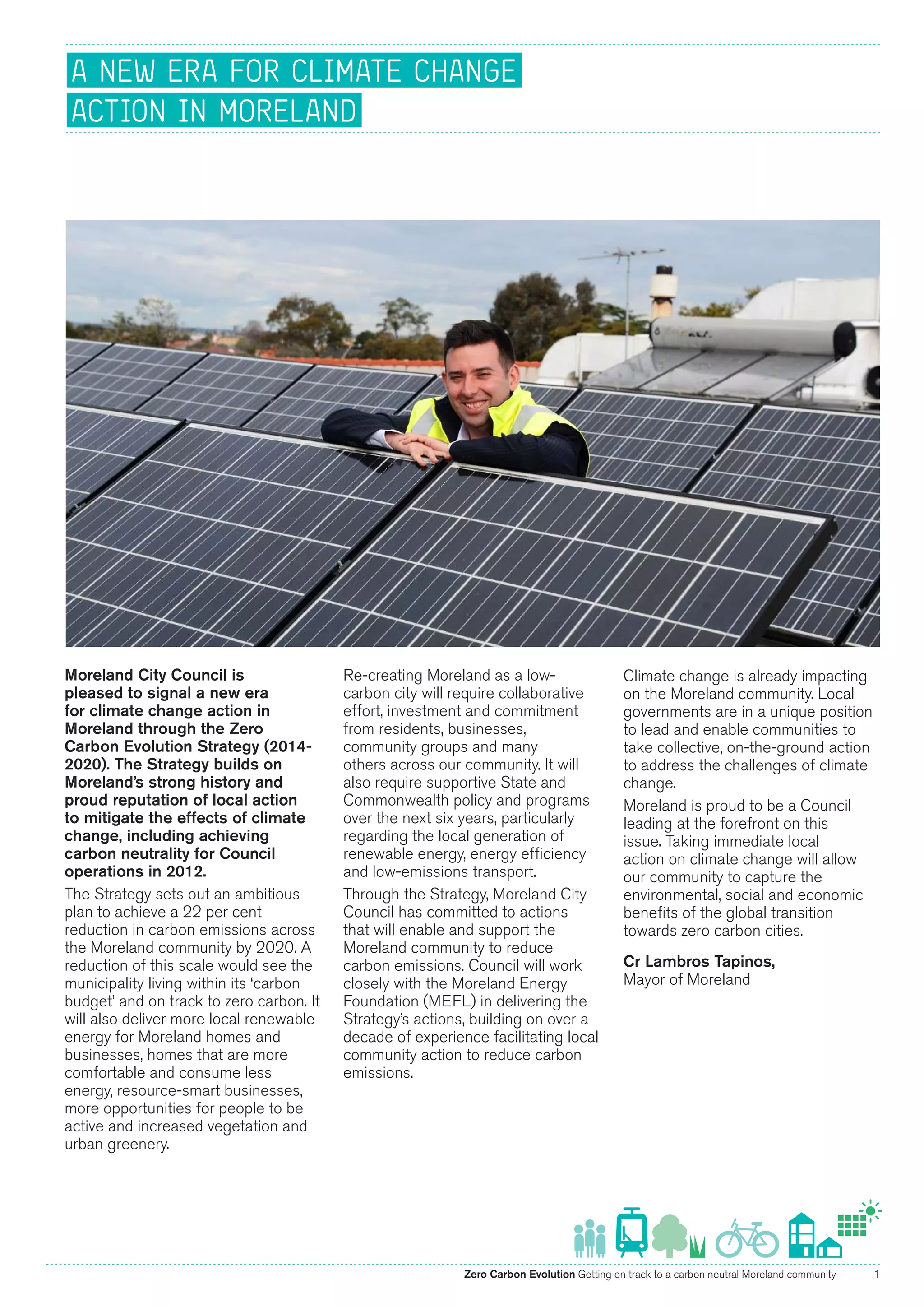 Zero Carbon Evolution Project - Moreland Council Victoria | PDF