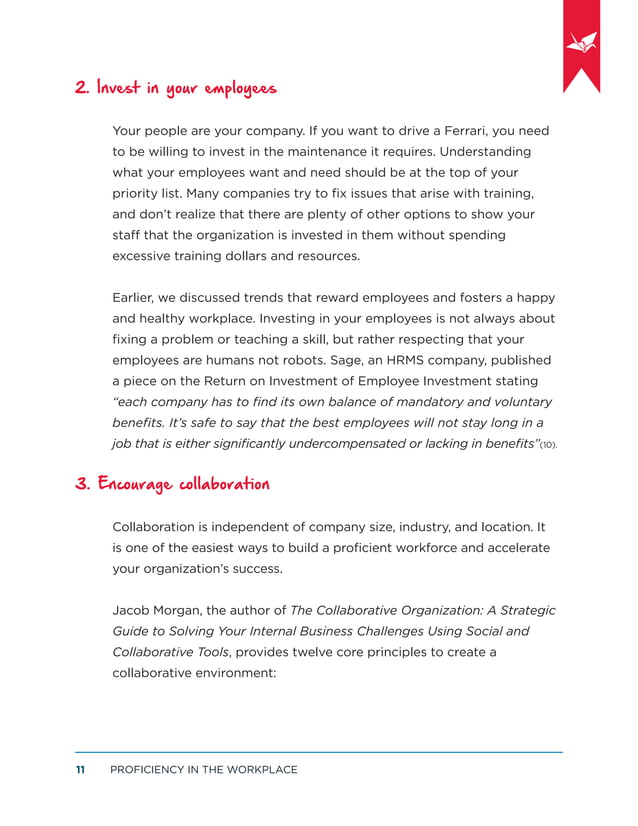 ZeroCater Presents: Proficiency in the Workplace | PDF