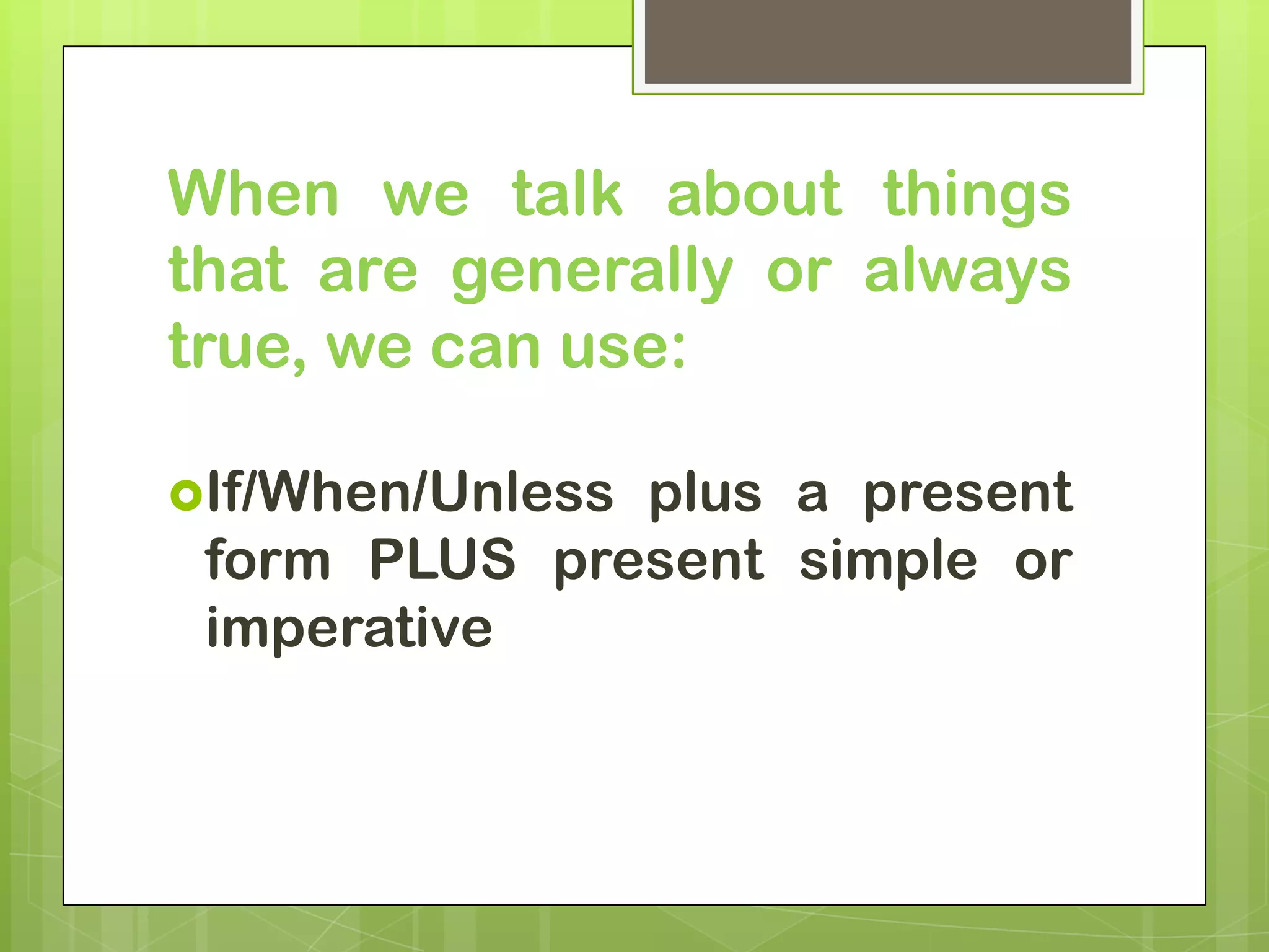 Zero conditional | PPTX