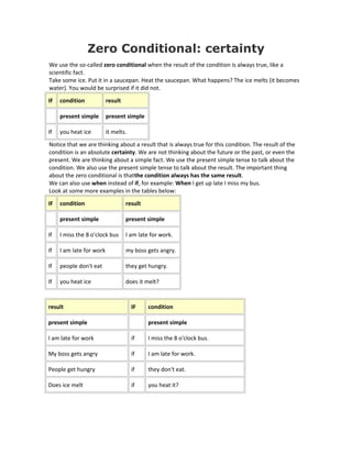 Zero conditional | PDF