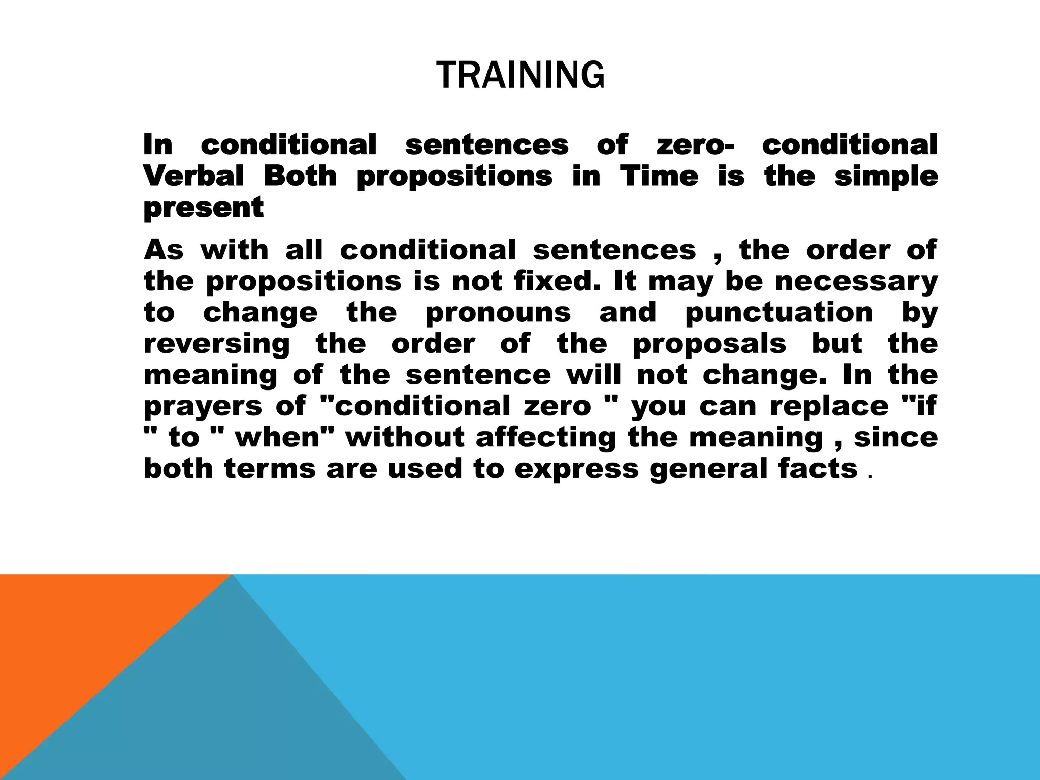 Zero conditional | PPTX | Science