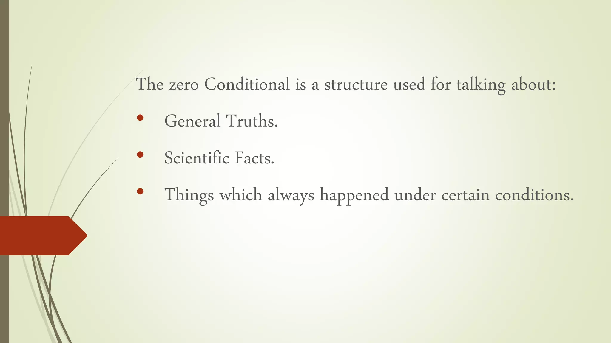 Zero conditional | PPTX | Physics | Science