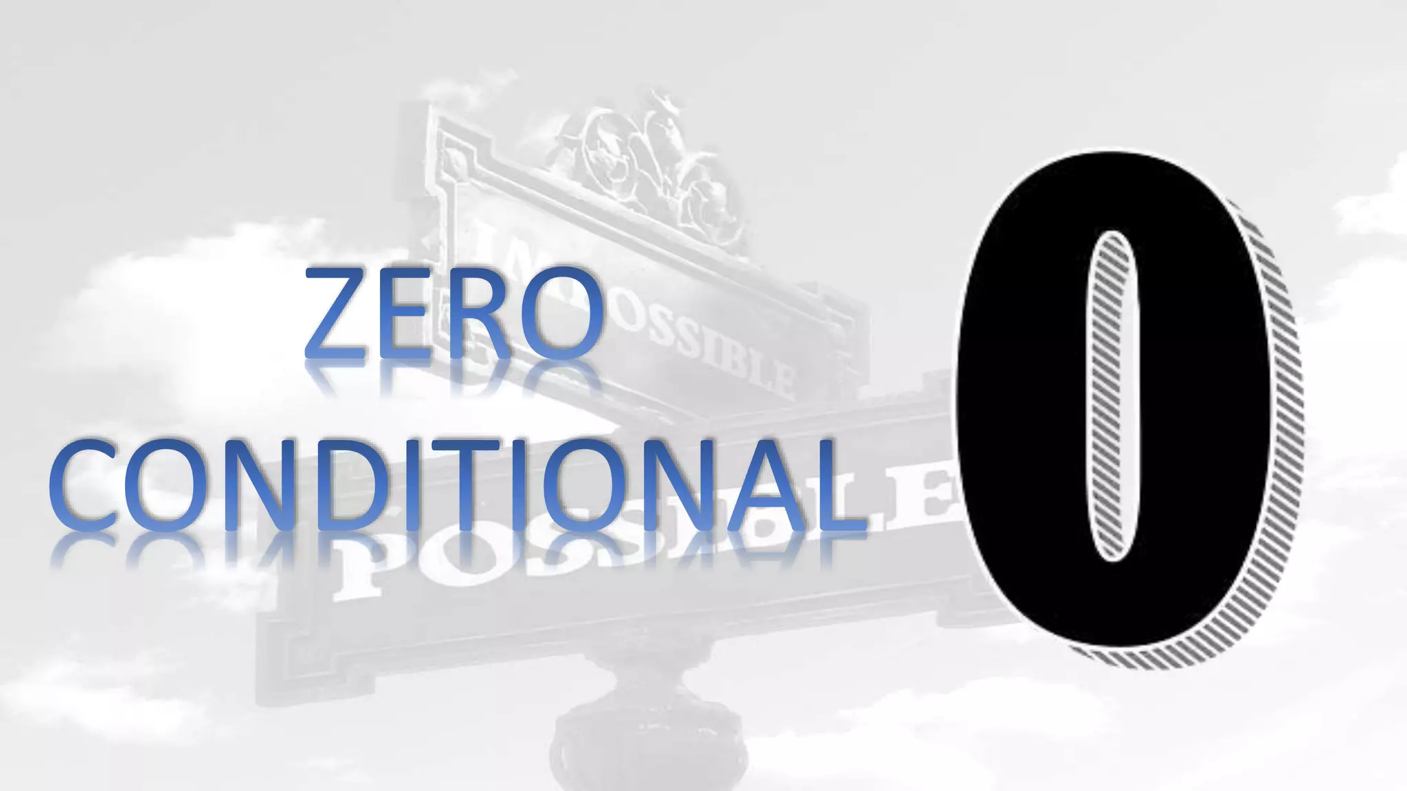 Zero conditional | PPTX