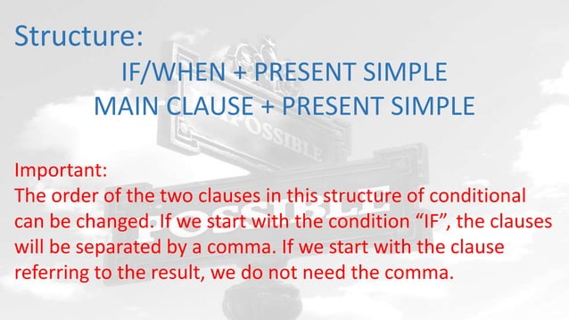 Zero conditional | PPTX