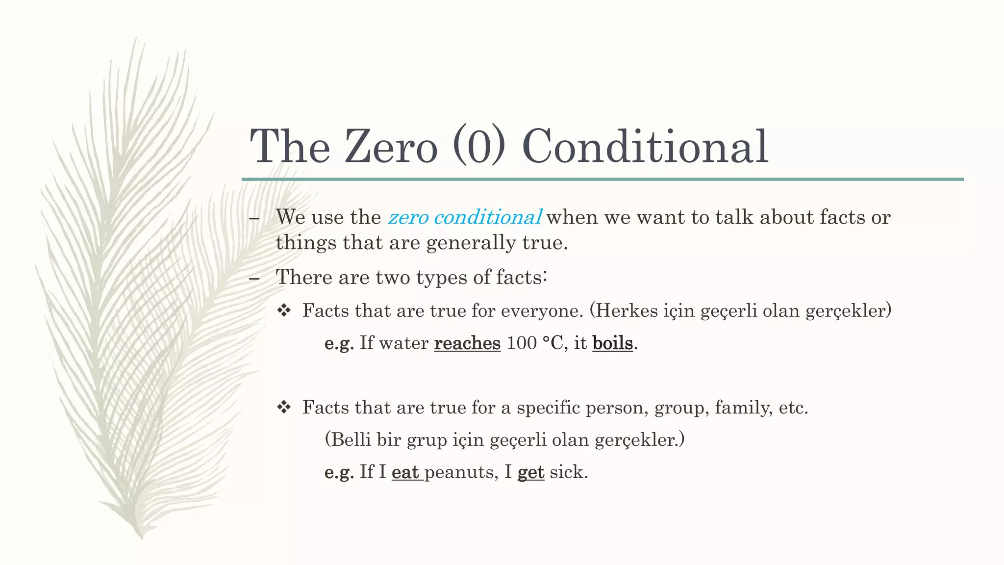 Zero conditional | PPT