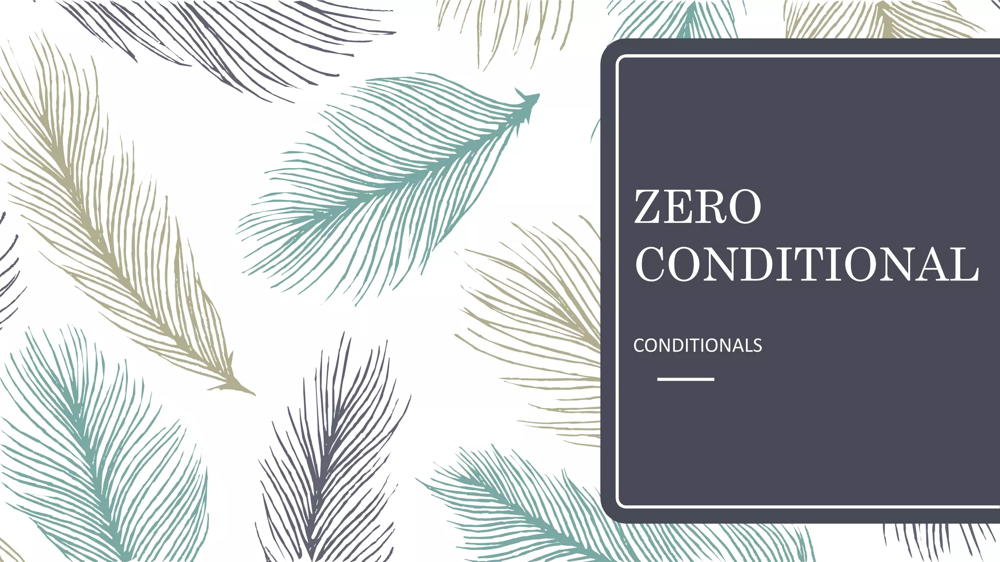 zero conditional | PPTX