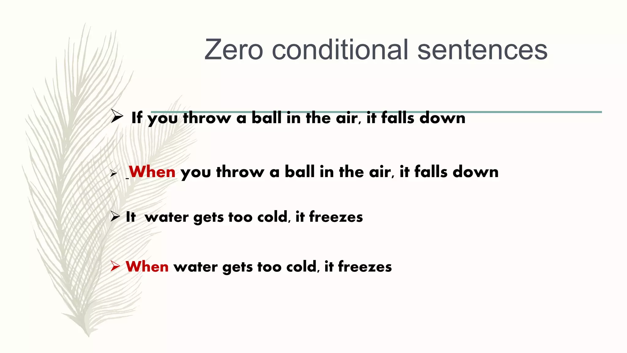 zero conditional | PPTX