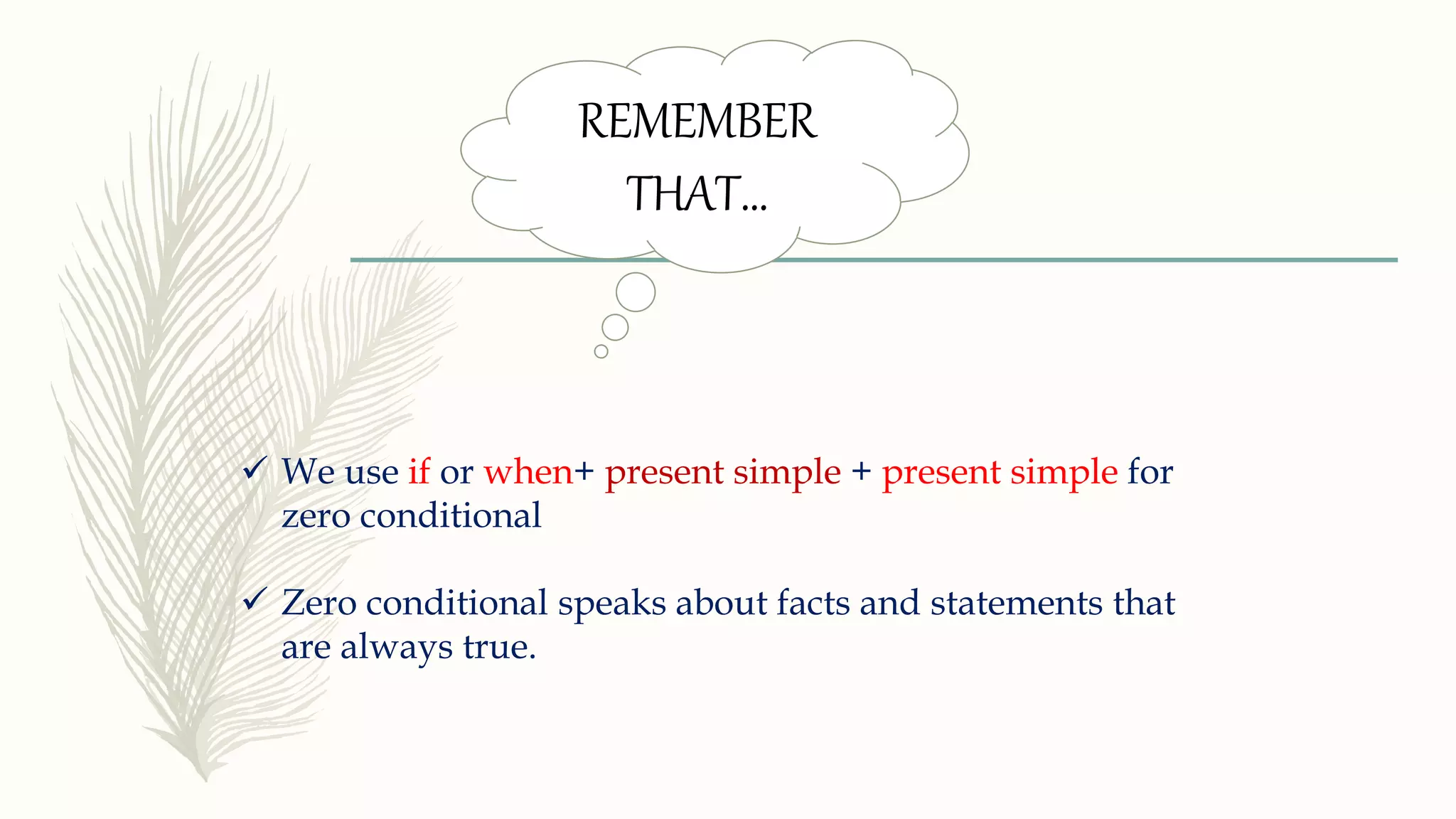 zero conditional | PPTX