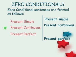Zero conditionals, first conditionals and time clauses | PPT