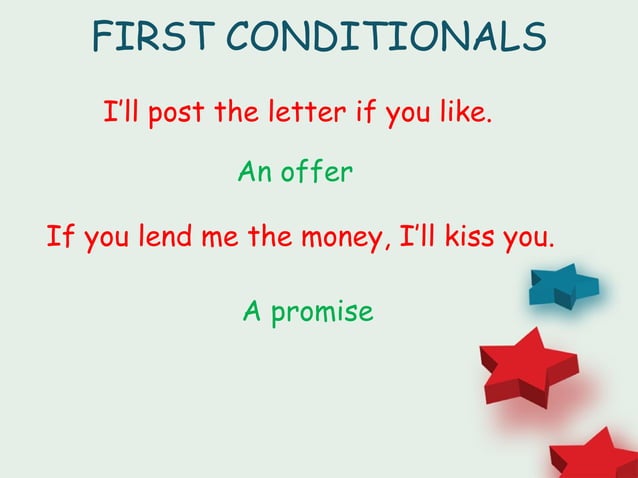 Zero conditionals, first conditionals and time clauses | PPT