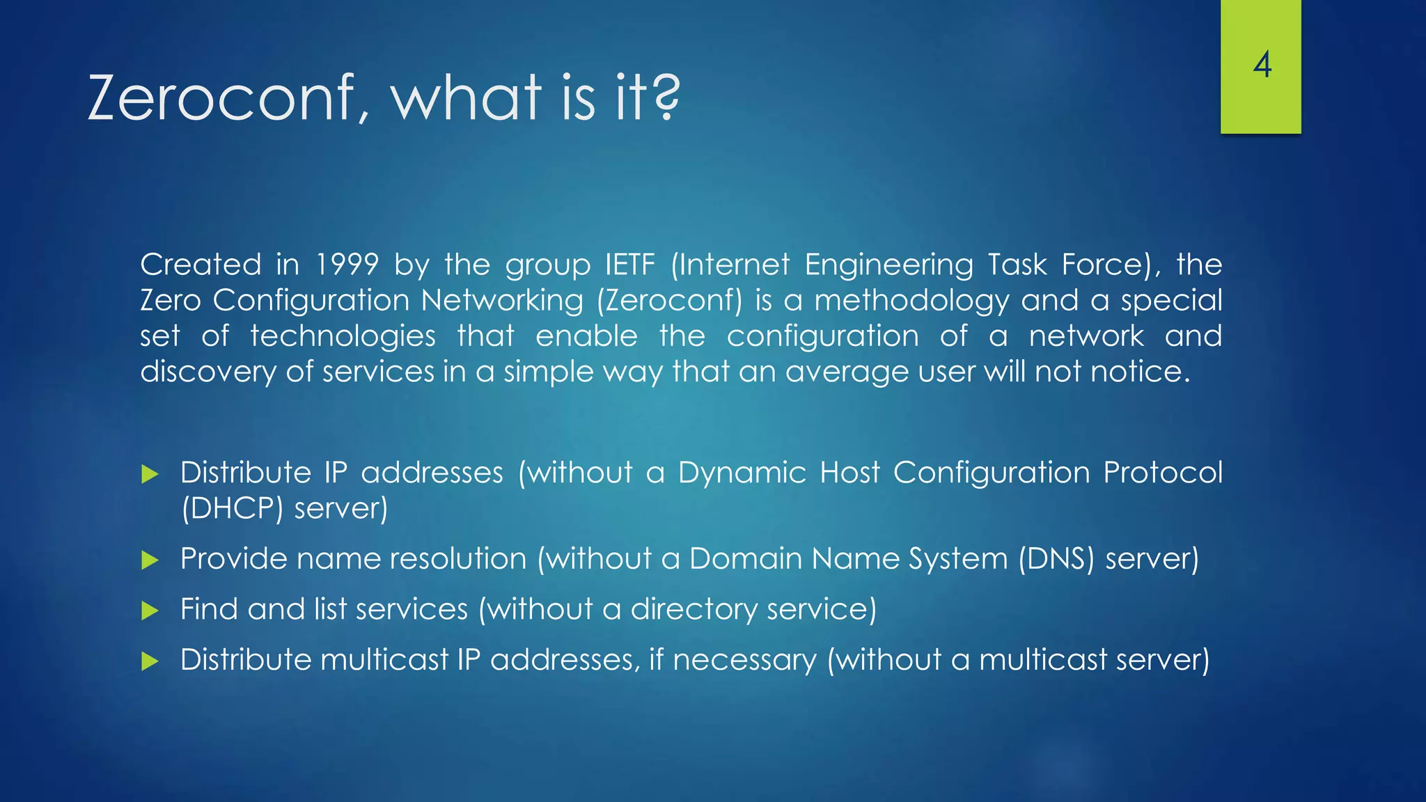 Zeroconf Zero Configuration Networking Pptx Internet Computing