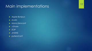 Zeroconf - Zero Configuration Networking | PPTX | Internet | Computing