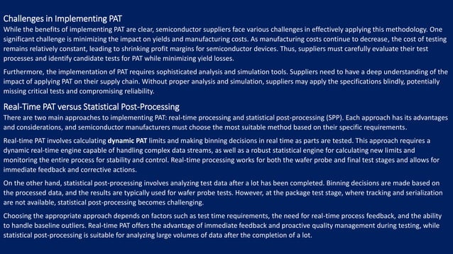 Zero Defects in Semiconductor Manufacturing for Automotive Applications ...