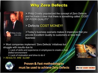 Zero Defects Through Lean Six Sigma | PPS