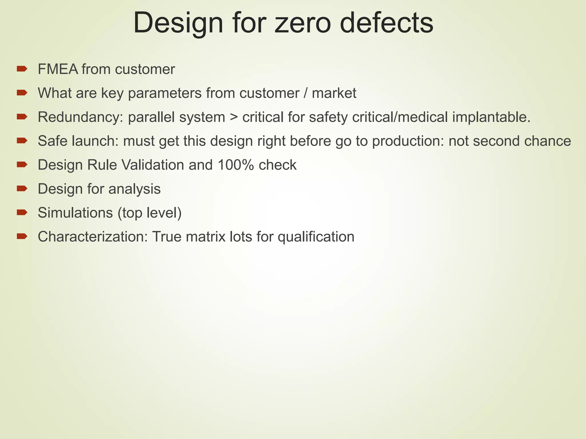 Zero defect zero excursions | PPTX