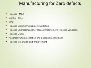 Zero defect zero excursions | PPTX