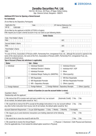 Zerodha td | PDF