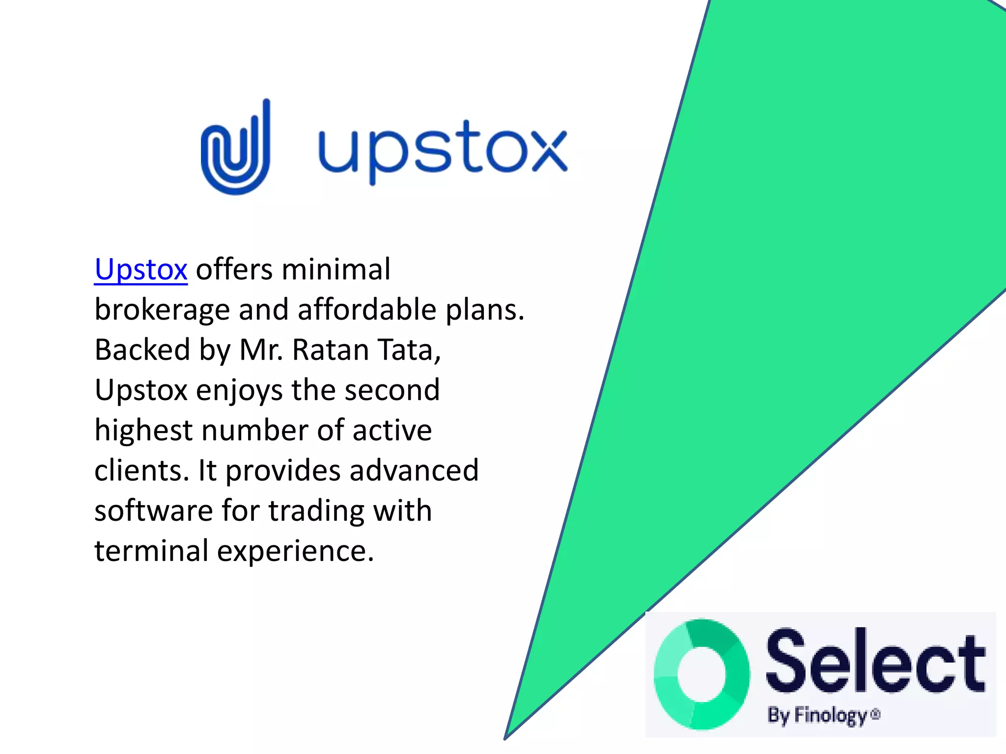 Zerodha vs upstox vs 5paisa | PPT