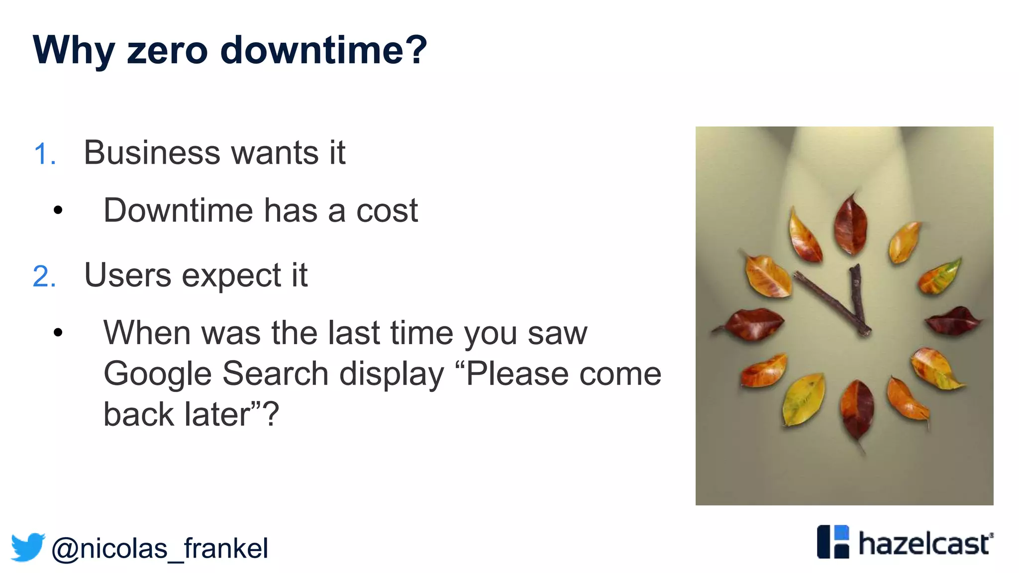 Zero-downtime deployment on Kubernetes with Hazelcast | PPT