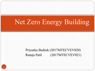 Zero energy building | PPTX | Power and Energy Industry | Industries