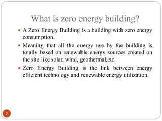 Zero energy building | PPTX