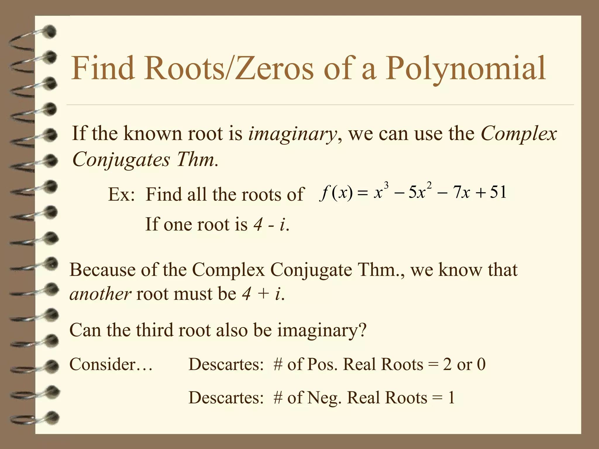 Zeroes and roots | PPT