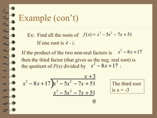 Zeroes and roots | PPT