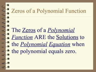 Zeroes and roots | PPT